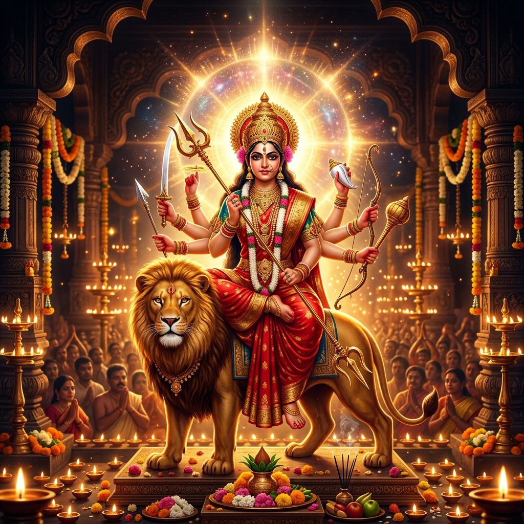 Shardiya Navratri Durga Pooja: Celebrating Tradition